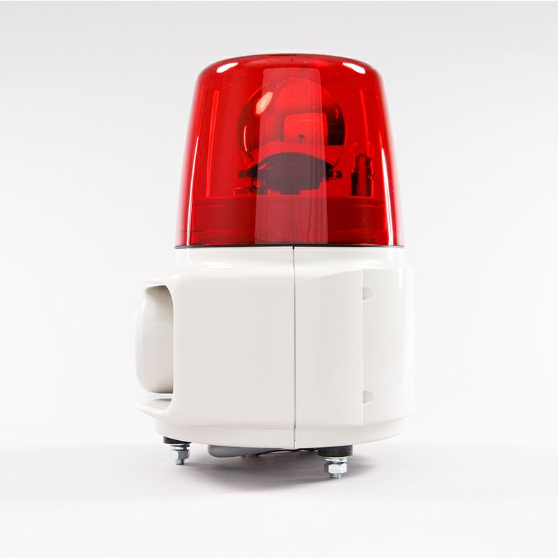 RT-100A：(AC100V)回転灯一体型電子音報知器 | PATLITE SHOP