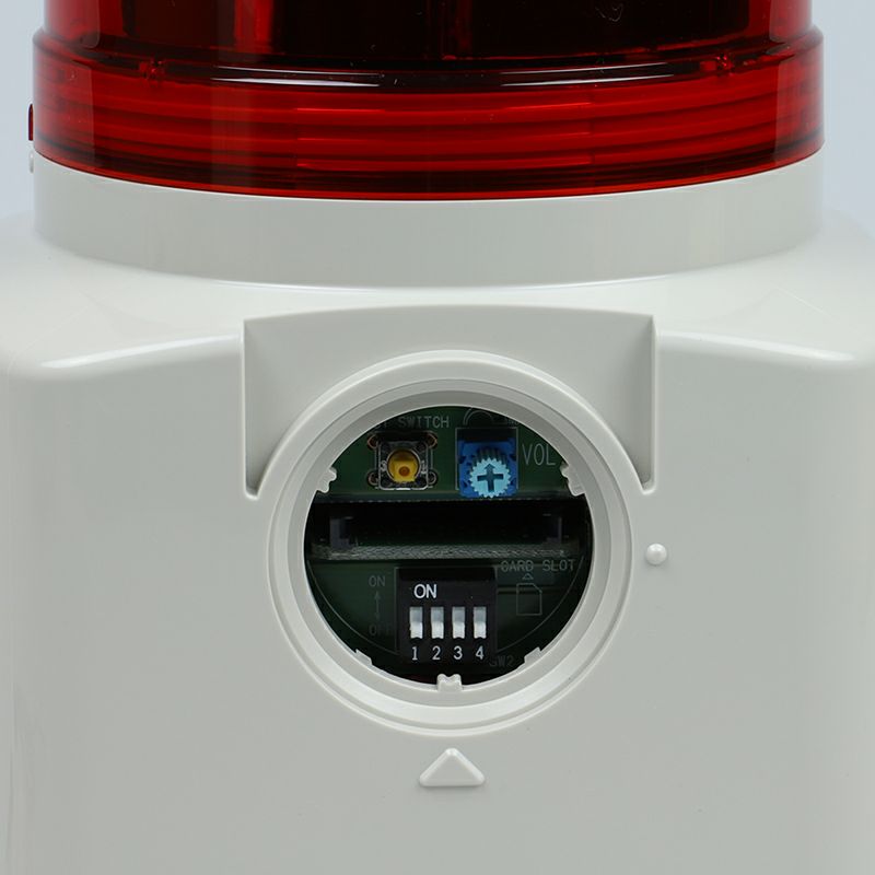 RFT-100：(AC100V)回転灯一体型電子音警報器 | PATLITE SHOP
